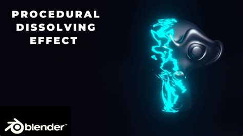 Procedural Dissolving Effect Blender 33 Tutorial Modelling