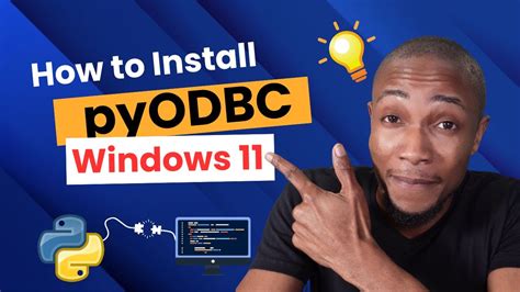 How To Install Pyodbc On Windows Youtube