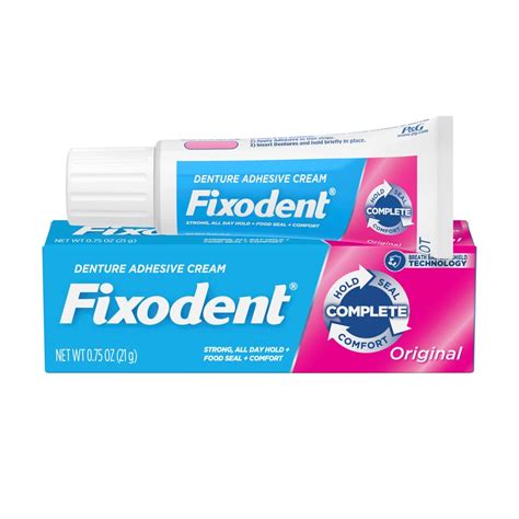 Крем для фиксации для зубных протезов Fixodent, 21 г (ID#2313391650 ...