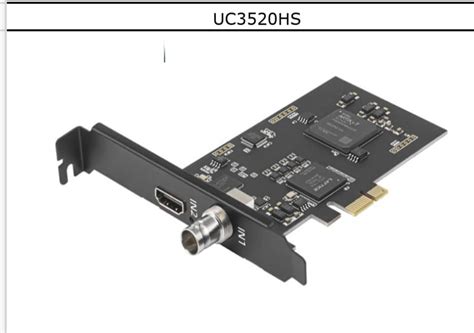 Unisheen 1 Sdi And 1 HDMI Input Pcie Card Esteem Mediapro