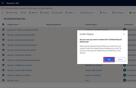 Restoring Deleted Records In Dataverse Tables In D365 CRM Nebulaa IT