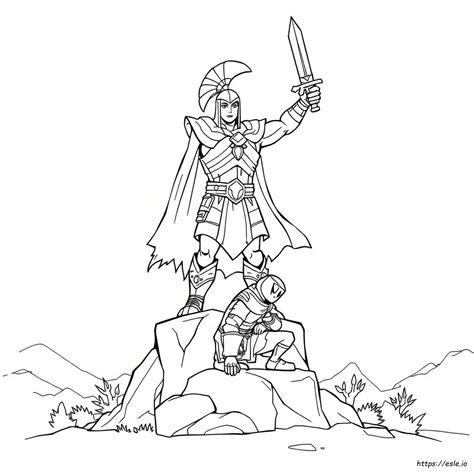 Mighty Coloring Pages All For One