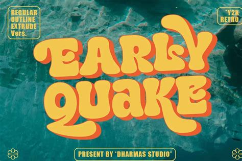 Early Quake Font Dafont File