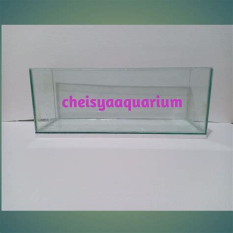 Jual Aquarium Kaca Aquascape Akuarium Ikan Chana 60x20x20 Shopee