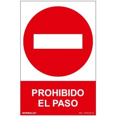 mayoria ataque Garantizar señal de prohibido el paso para imprimir