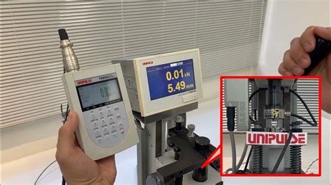 Demo Load Check Of Equipment With Load Cell By Portable Force