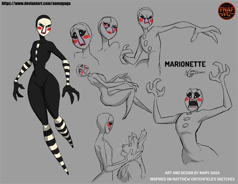 Fnafngmarionette Design 2021 By Namyg On Deviantart