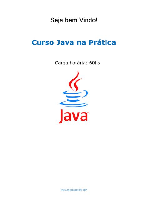 Curso De Java Nossaescola Pdf Java Linguagem De Programação Método Programação De