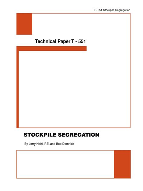 Stockpile Segregation Pdf Pdf Automation Construction Aggregate