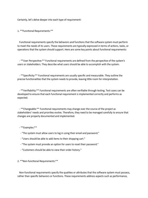 Functional Vs Non Functional Requirements Pdf Usability Computing