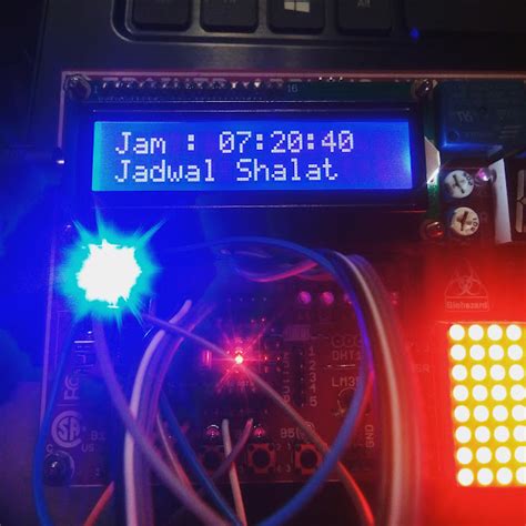 Jam Digital LCD 16X2 Arduino Jadwal Shalat Seluruh Indonesia Dicky B Mz