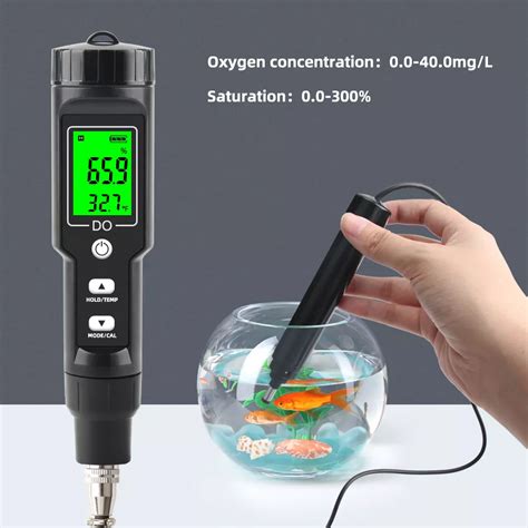 Portable Digital Dissolved Oxygen And Temperature Meter Oxygen Analyzer