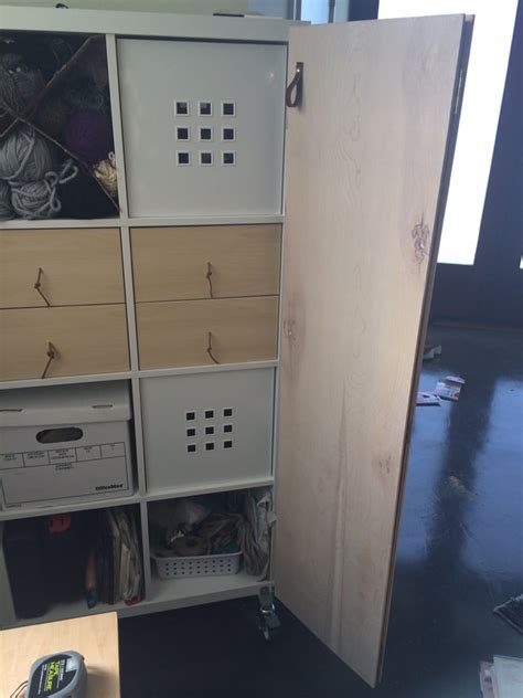 Kallax Craft Cabinet With Doors Ikea Hackers