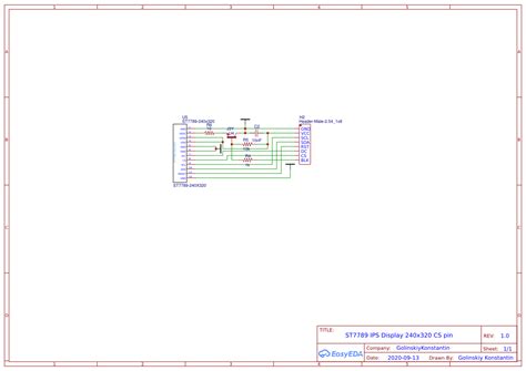 St7789 For Stm32 Port Easyeda