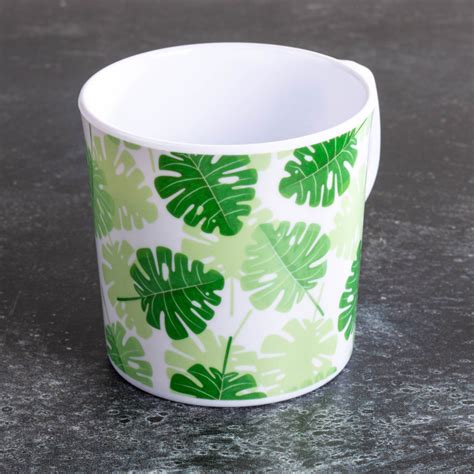 Taza para Café Hojas elaborado en melamina