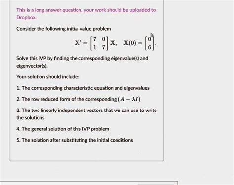 Solved This Is A Long Answer Questionyour Work Should Be Uploaded To