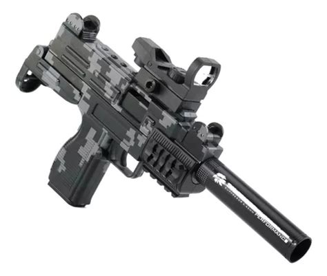 Uzi Camuflaje Eva Soft Bullet Gun Pistola Juguete Niños Meses sin interés