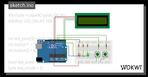 Ujian Wokwi ESP32 STM32 Arduino Simulator