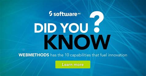 Software Ag On Linkedin Do You Know The 10 Webmethods Capabilities That Will Keep Your Digital…
