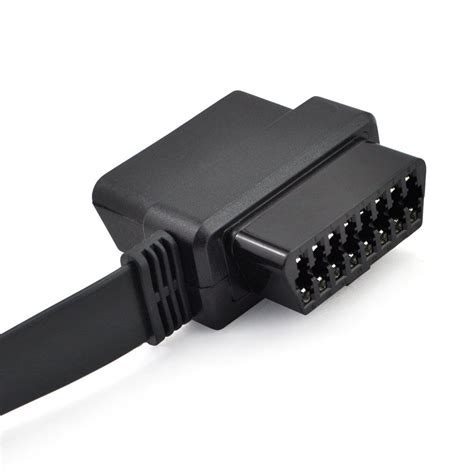 OLLGEN 20 Inch 50 Cm OBD2 Splitter Cable OBDII 16 Pin Female To Male