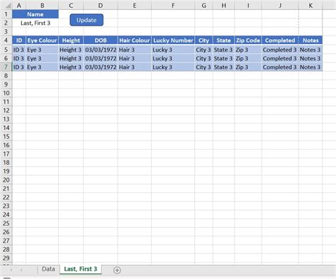 excel having cells auto generate from one tab to another tab based on