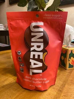 Unreal Dark Chocolate Peanut Butter Cups 42oz Target
