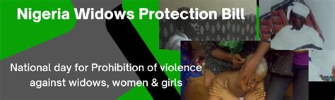 Nigeria Widows Protection Bill
