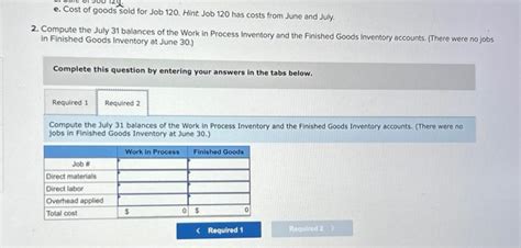 Solved Record The Entry To Assign Direct Materials To Job 2