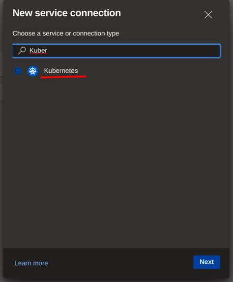 Configuration Readme Azure Devops Kubernetes Service Connection Readme
