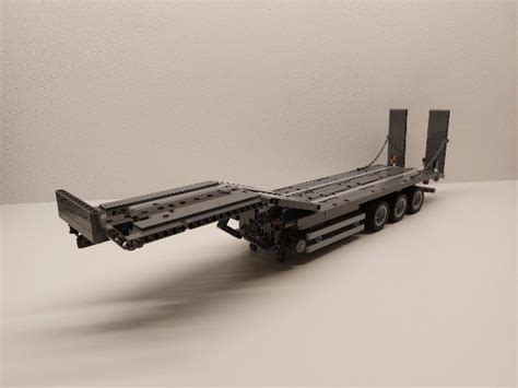 Lego Moc Low Loader Trailer 121 Scale By Brickimi Rebrickable Build With Lego