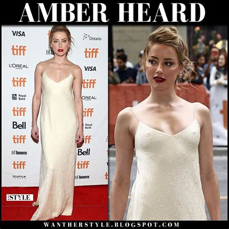 Amber Heard In Ivory Slip Dress At Toronto Film Festival 2018 Toronto