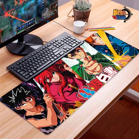 Mouse Pad Anime Yu Yu Hakusho 90x40cm Antiderrapante Modelos Shopee