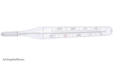 Mercury Thermometer 3d Model 2 Download