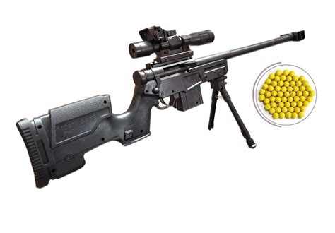IndusBay PUBG AWM Sniper Rifle Toy Gun 28 Inches Long Gun With 100