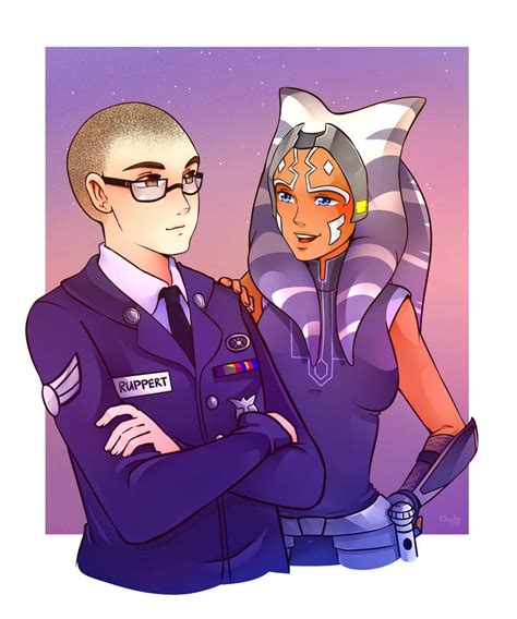 Commission Ahsoka And Nick By Chyche On Deviantart