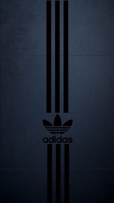 Logotipo De Adidas Fondo De Pantalla Negro