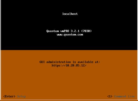Configuring Network Settings For A Vmpro Appliance