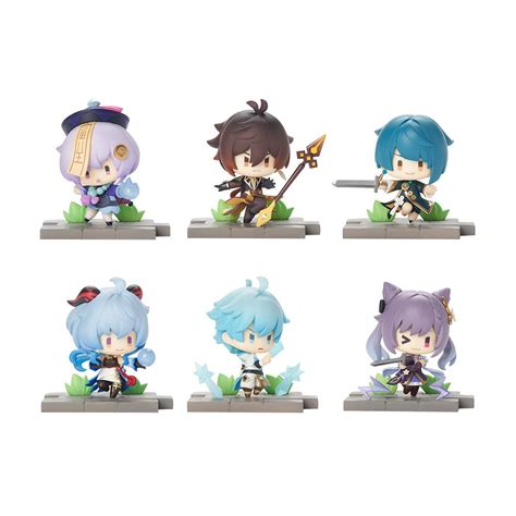 Genshin Impact Battle Scene Collection Liyue Edition Mini Figura Csomag