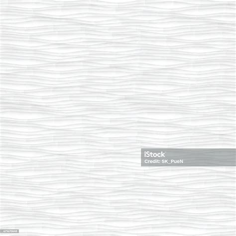 화이트 텍스처입니다 원활한 추상 패턴입니다 파도 물결 모양의 기하학적 현대 목판화에 대한 스톡 벡터 아트 및 기타 이미지 목판화 질감 벡터 Istock