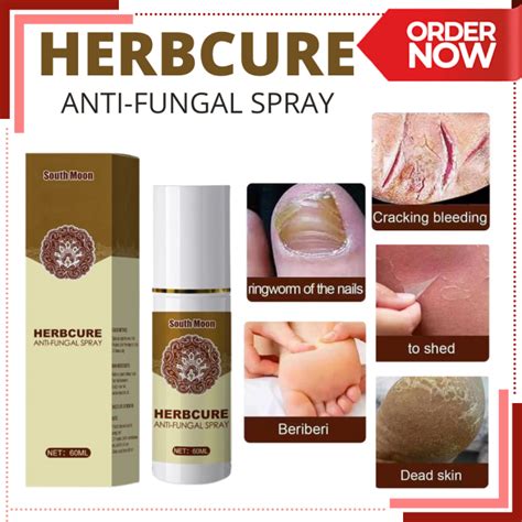 Best Buy Herbcure Anti Fungal Spray Fungal Combat Feet Spray 60ml Anti