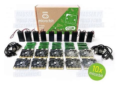 placa bbc microbit v2 kit com 10 arducore robótica educacional arduino