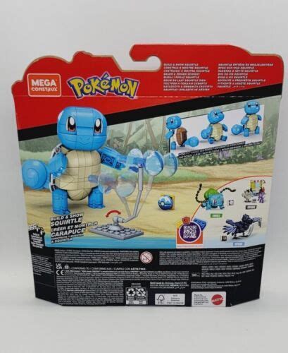 Mega Construx Pokemon Squirtle Build It Set 199pcs New 4605511532