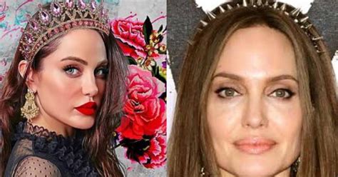 ممثلة عربية تشبه أنجلينا جولي ترفض المقارنة بينهما Et بالعربي