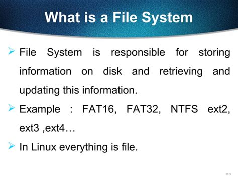 Linux File System PPT