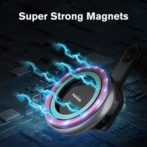 Magjieyx Compatible With Magsafe Car Mount Magnetic Phone Holder For