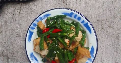 Resep Tumis Kacang Panjang Tahu Oleh Nunu Ulfah Cookpad