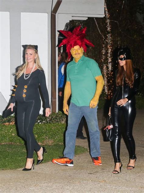 Kelsey Grammer Dressed Up As The Simpsons Sideshow Bob For Halloween