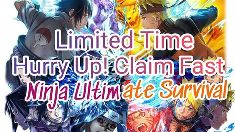 Ultimate Fight Survival Redeem Codetcode Day 2 Naruto Idle