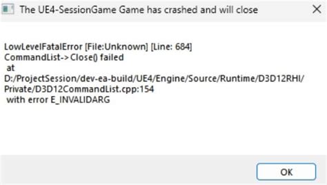 Solution To Session Crashes When Launched Error Einvalidarg R