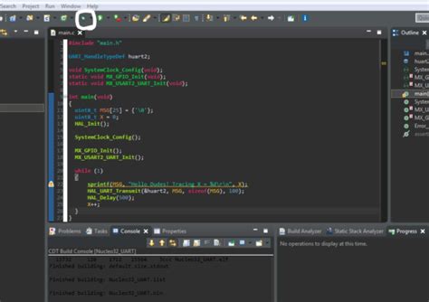 Stm32 Serial Print And Monitor Uart Data Debug